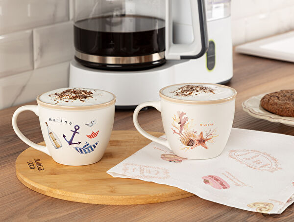 Marine Pente 2 Pcs Mug Set 1KKUPS0156139 - Madame Coco