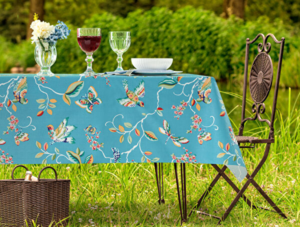Violet Pvc Table Cloth 1KMAOR0568243 - Madame Coco