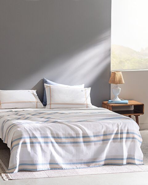 Patrice Ecocell Printed King Size Pique Set 1KPKKS0047A84 - Madame Coco