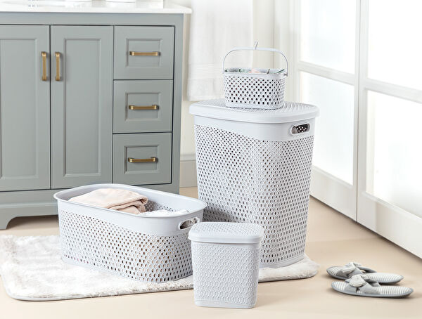 Bellamy Laundry Basket Set 4 Pcs 1KSEPT0495091 - Madame Coco