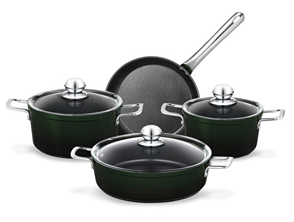 Titanium Professional Cookware Set 7 Pieces 1KTNCR0141257 - Madame Coco