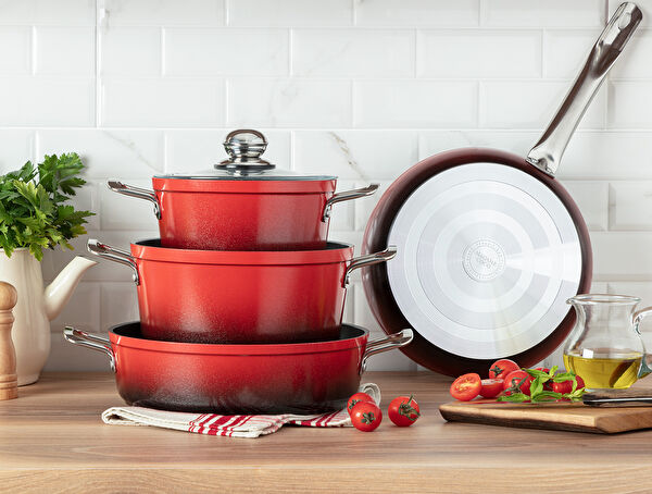 Titanium Set Posudja Za Kuvanje - 7 Delova 1KTNCR0141375 - Madame Coco